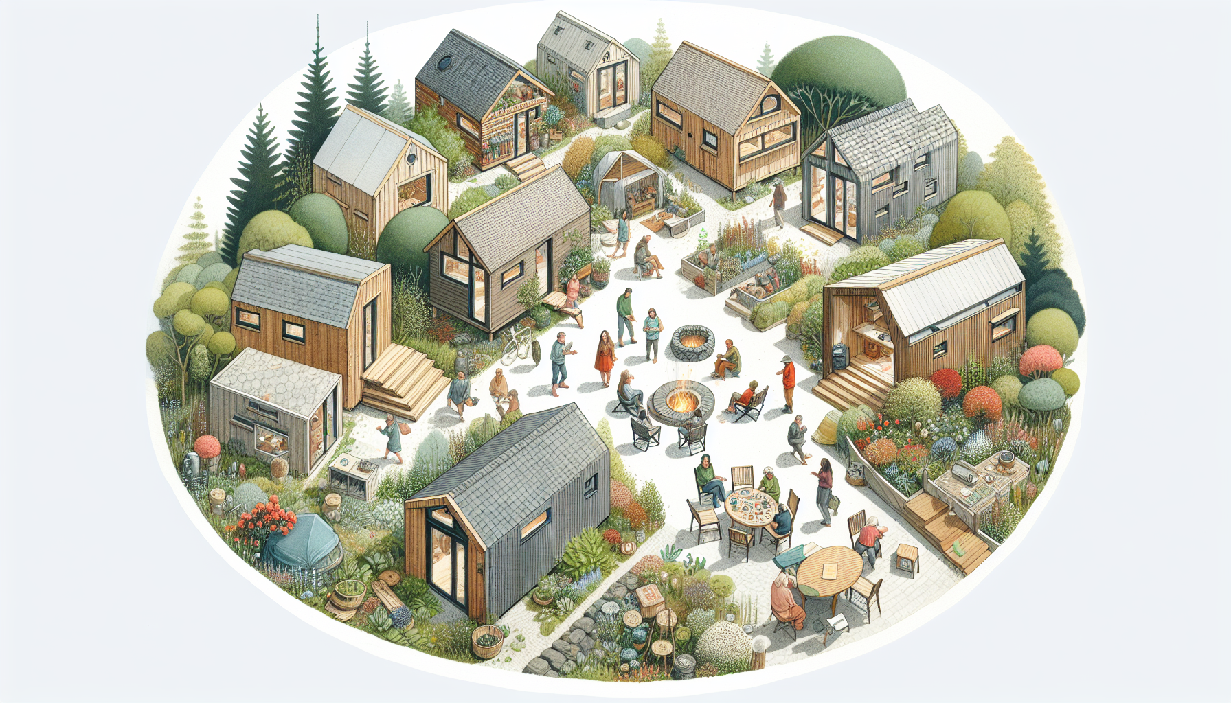 Building Community Spaces In Your Tiny Home Village - Tiny Nest Homes ...