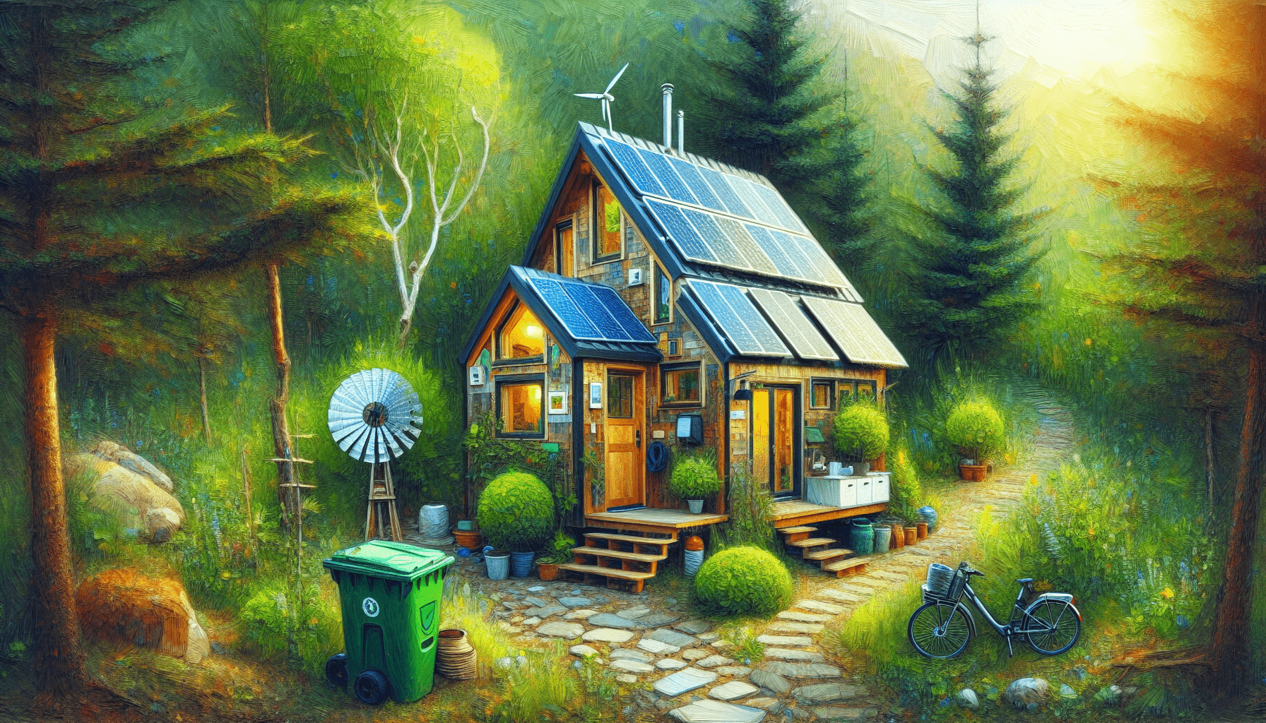 How To Downsize Your Carbon Footprint When Living In A Tiny Home - Tiny Nest Homes: Your Home ...