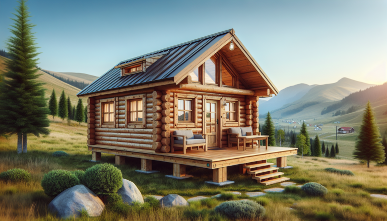 A Beautiful Log Cabin Modular Tiny House Tour - Tiny Nest Homes: Your ...
