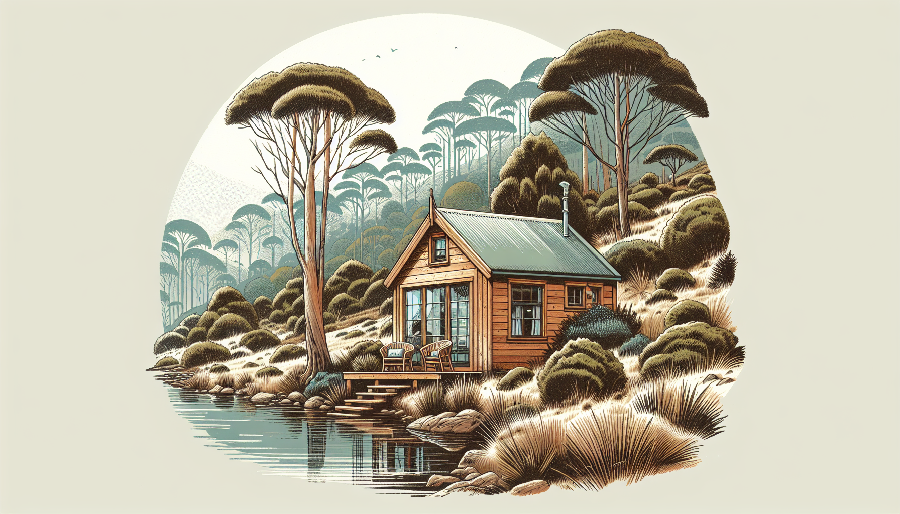 NEVER TOO SMALL - A Tiny Cabin Designed for Travel Writers in Tasmania ...